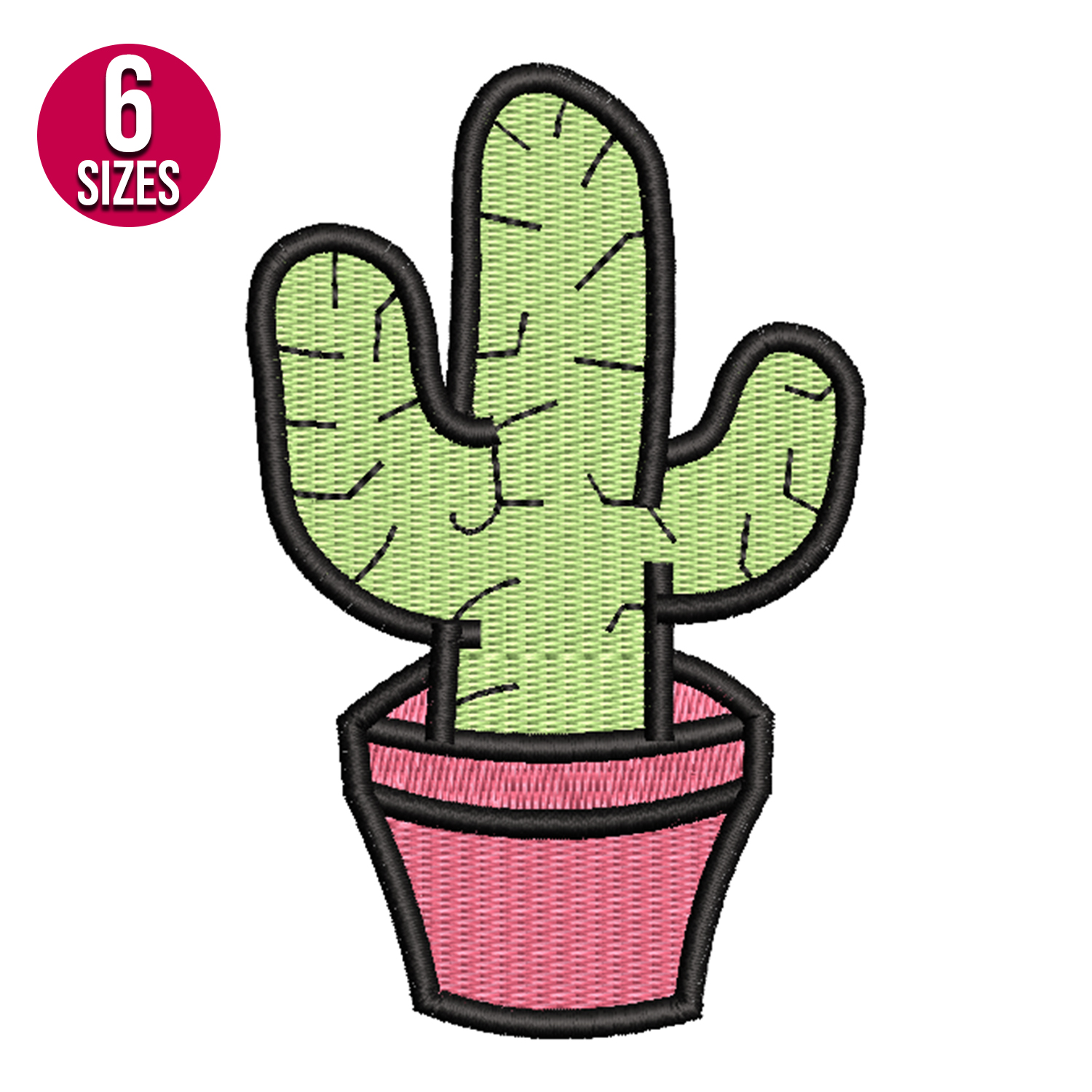 Cactus Plant embroidery design, Machine embroidery pattern, - Inspire ...