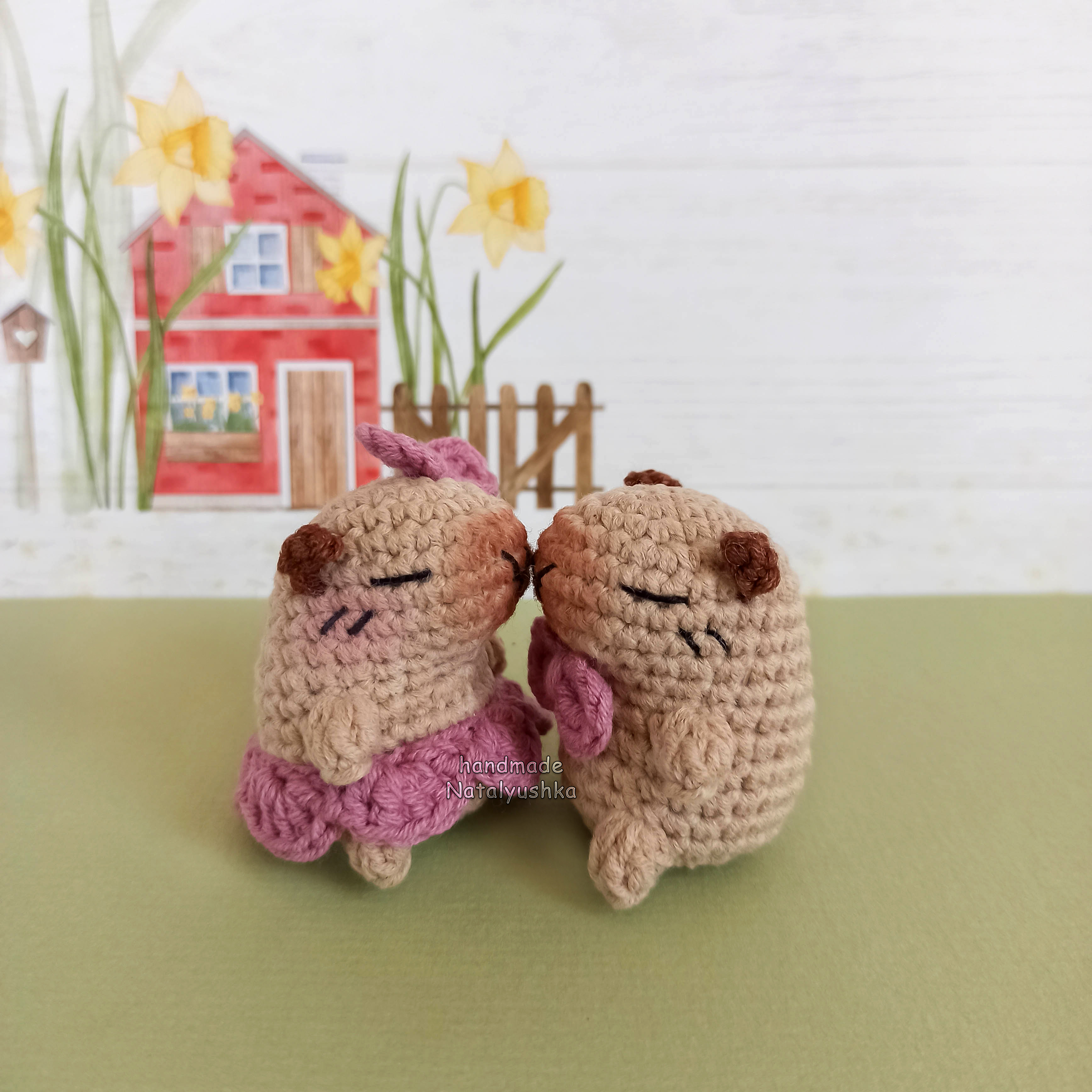 Soft toy Capybara, Capybara girl, Capybara boy, Crocheted Ca | Inspire ...