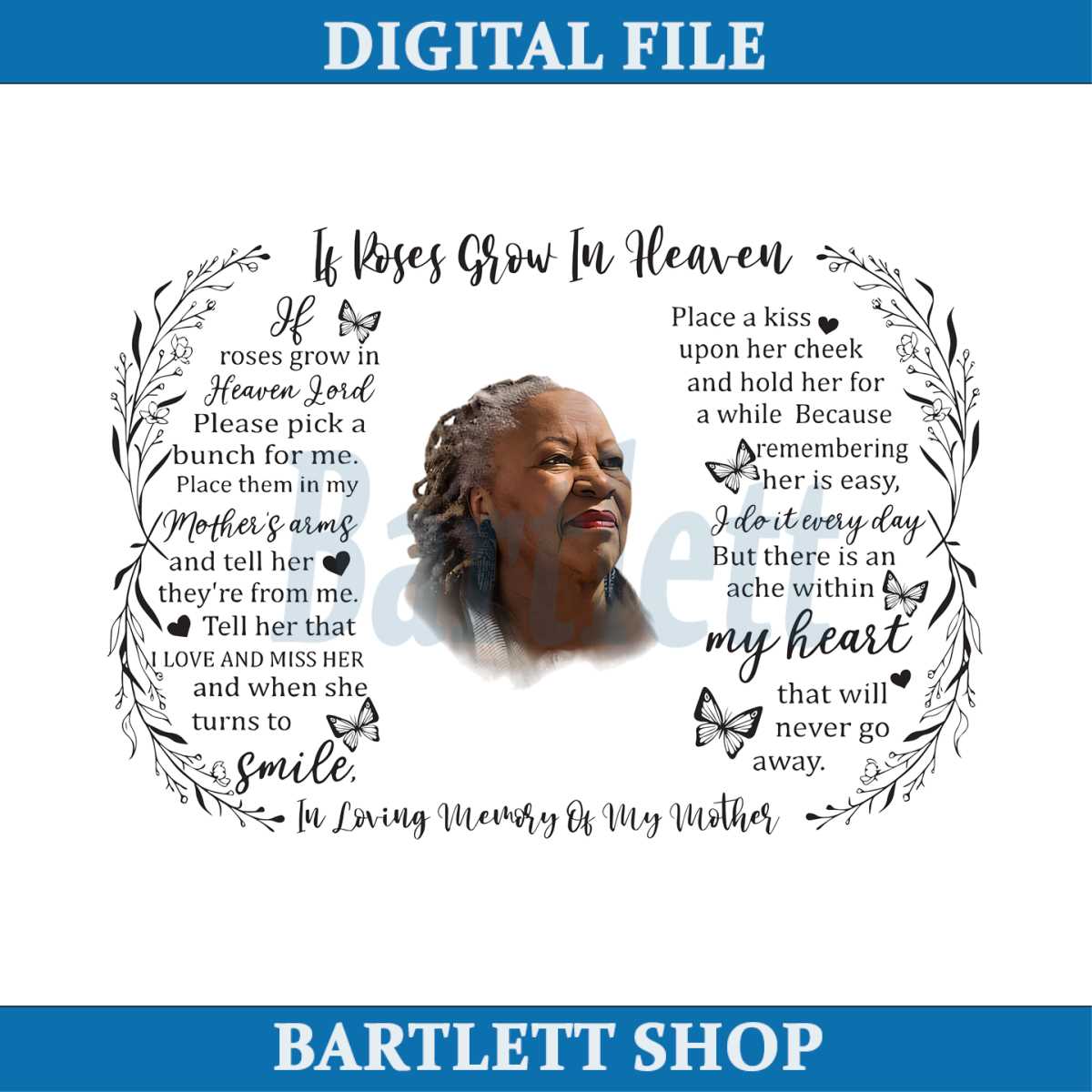 Memorial Svg File For Loss Of Mother, Mom Memorial Svg Files - Inspire ...