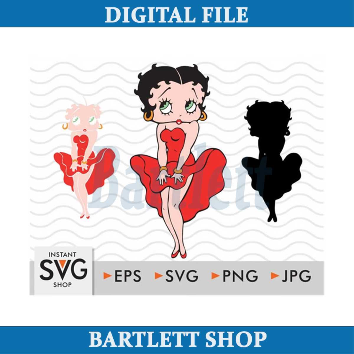 Betty Boop SVG, Easy Cut, Layered By Color, Betty Boop Png, | Inspire ...