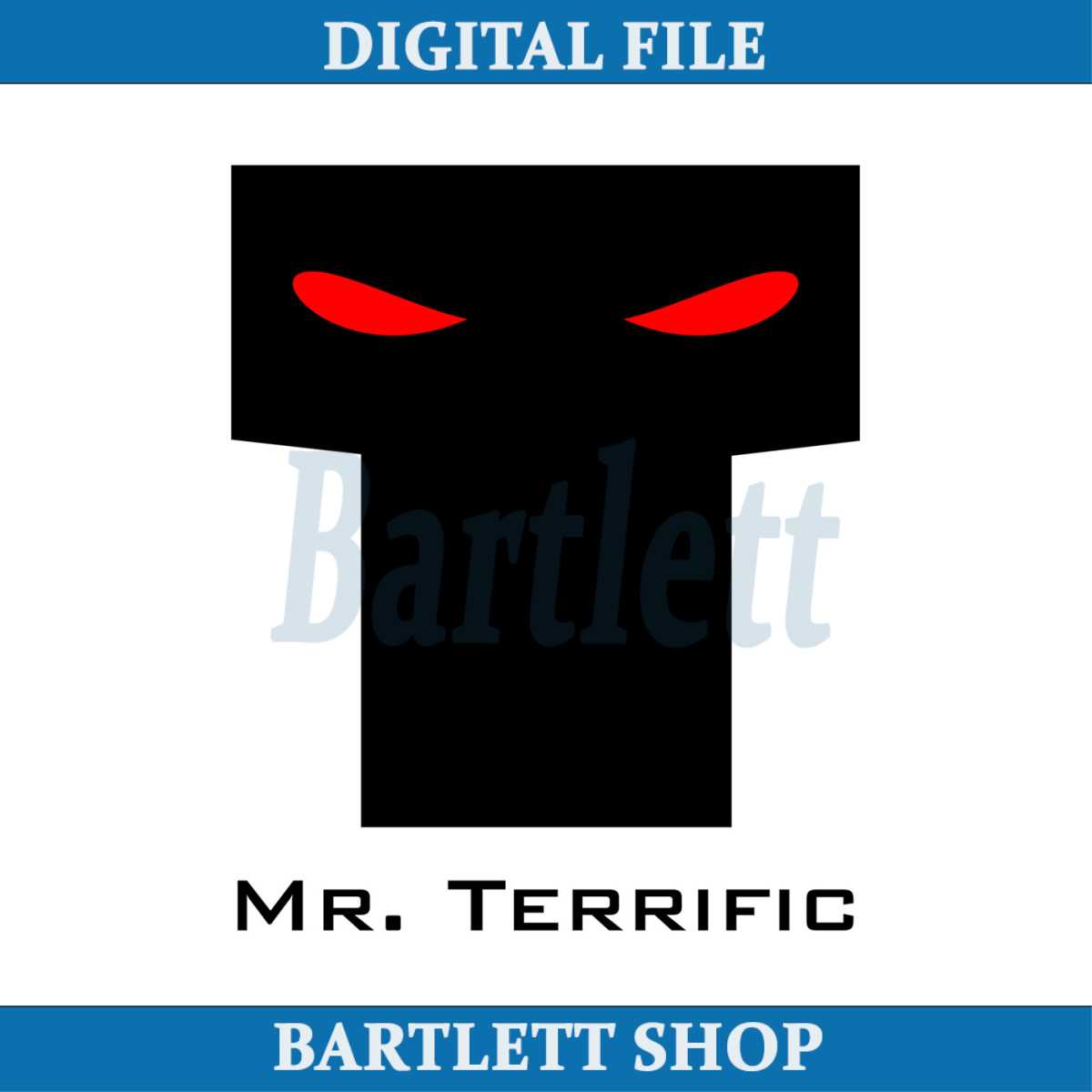 Avengers Superhero Mr. Terrific Logo SVG - Inspire Uplift