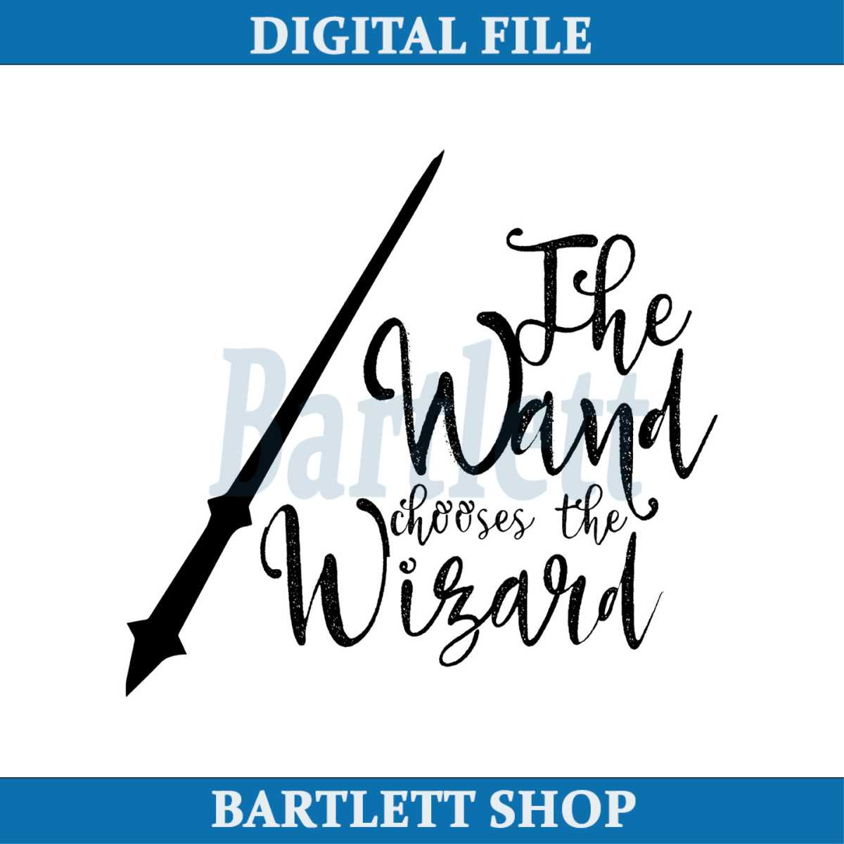 The Wand Chooses The Wizard Harry Potter Wand SVG | Inspire Uplift