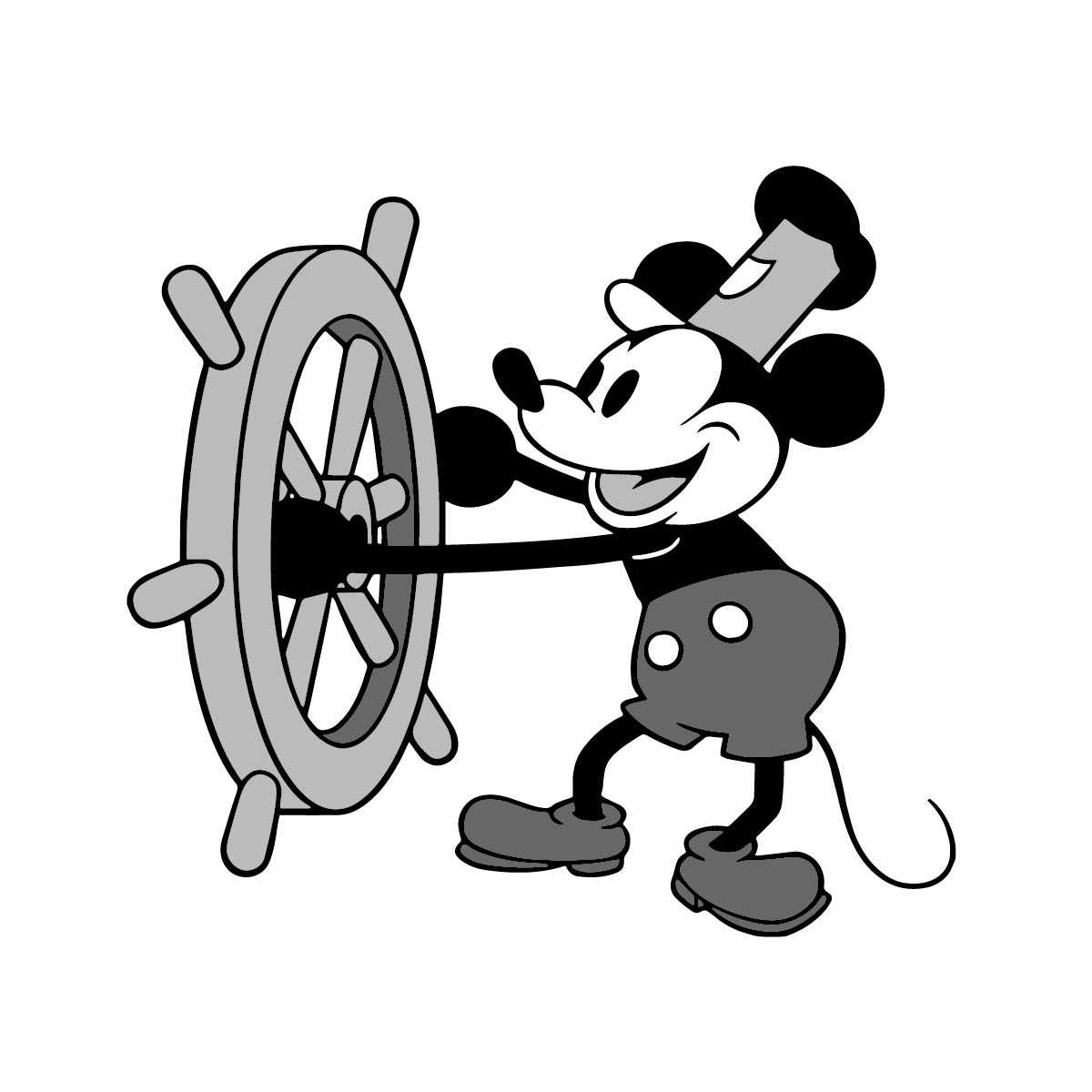 Original steamboat willie SVG, easy cut file for Cricut, Lay | Inspire ...