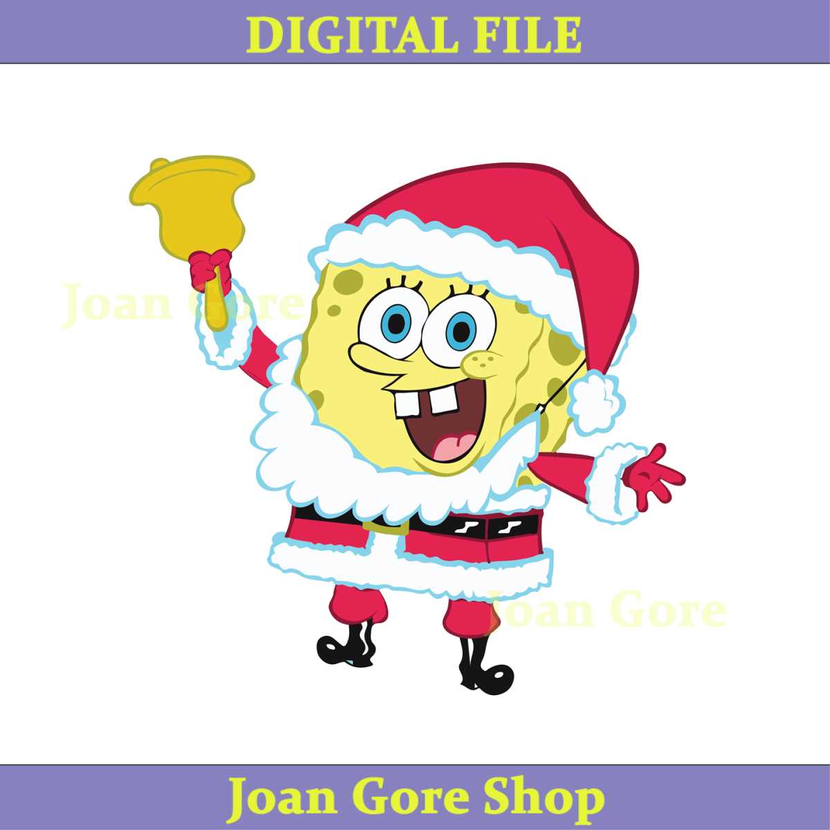 SpongeBob Christmas SVG, Christmas SVG, SpongeBob SVG | Inspire Uplift