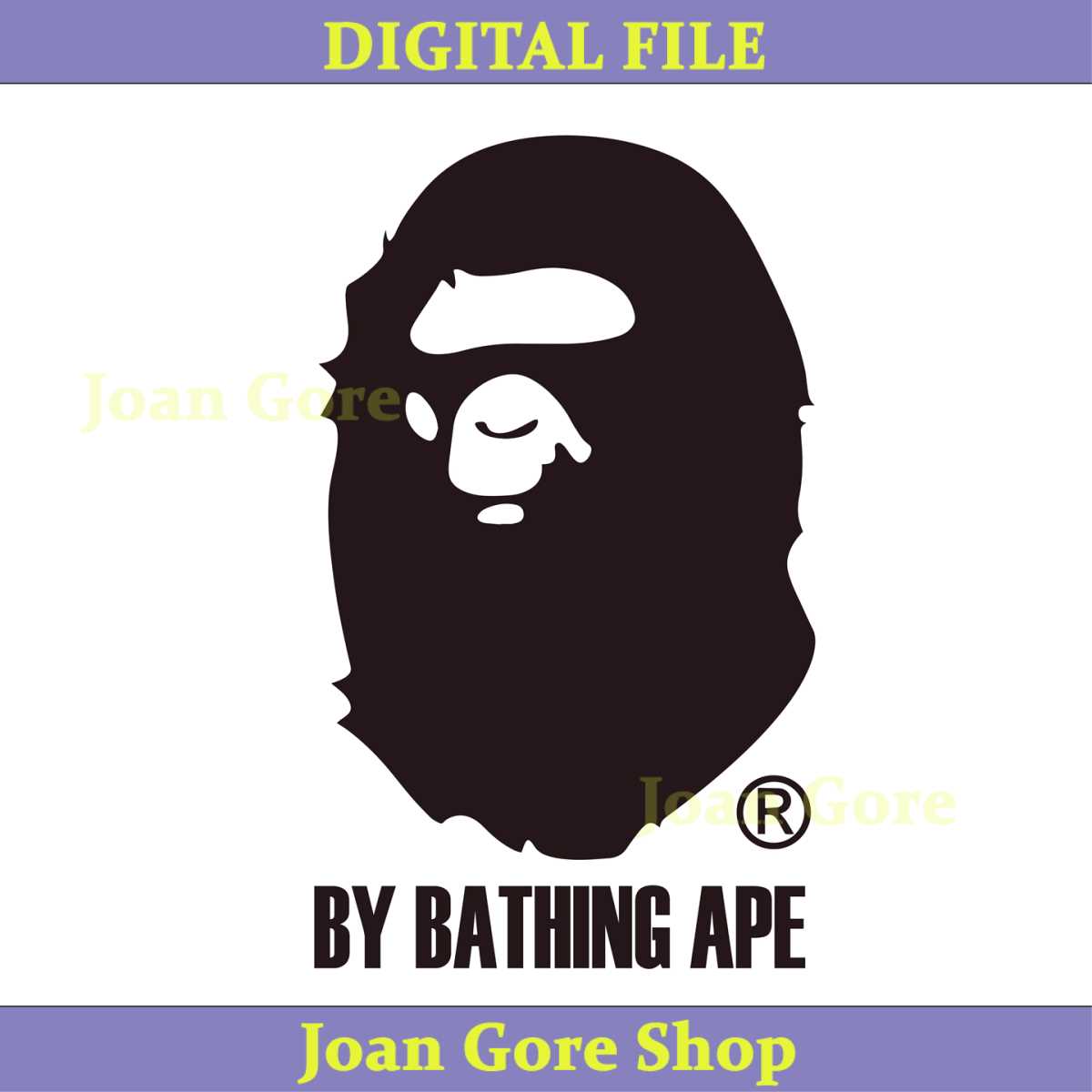 A Bathing Ape SVG, By Bathing Ape SVG, Bape Fashion | Inspire Uplift