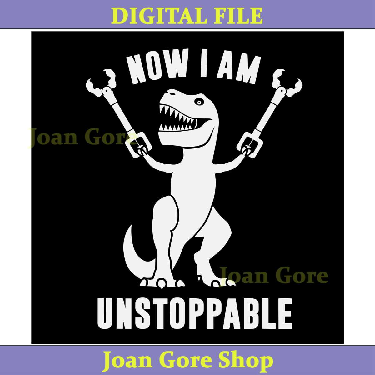 Now I Am Unstoppable Svg, Trending Svg, Dinosaur Svg, T Rex | Inspire ...