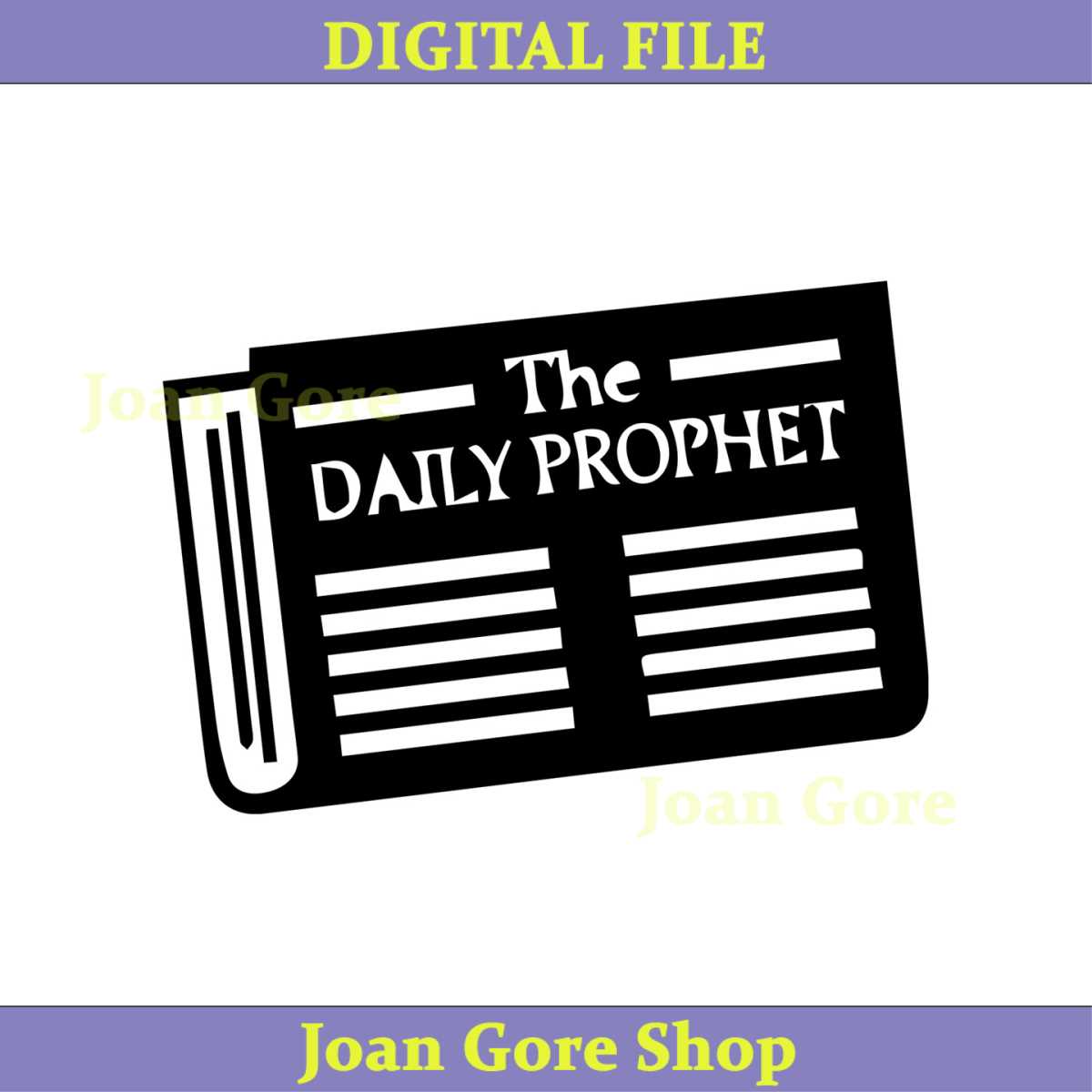 The Daily Prophet SVG, Wizarding News Paper SVG, Harry Potte | Inspire ...