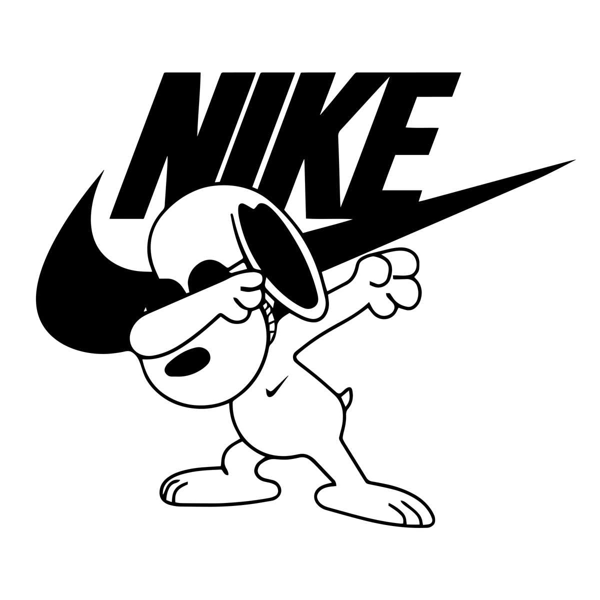 Snoopy Nike Dabbing Svg, Snoopy Niker Svg, Snoopy Dabbing Sv | Inspire ...
