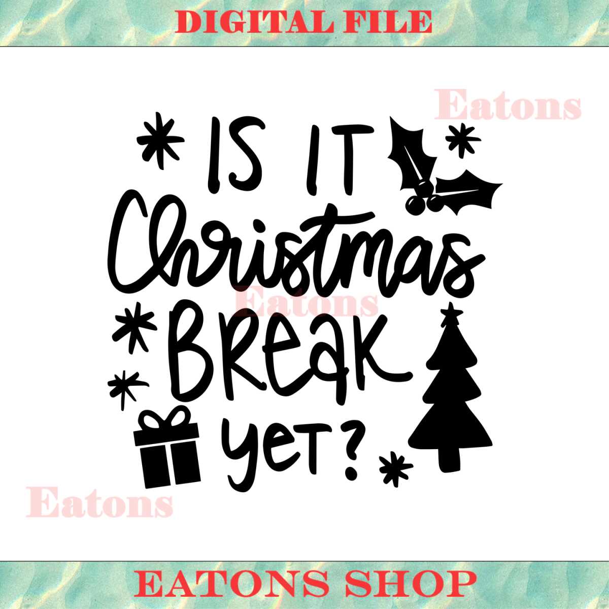 Is It Christmas Break Yet SVG, Teachers SVG, Teacher Life, C | Inspire ...
