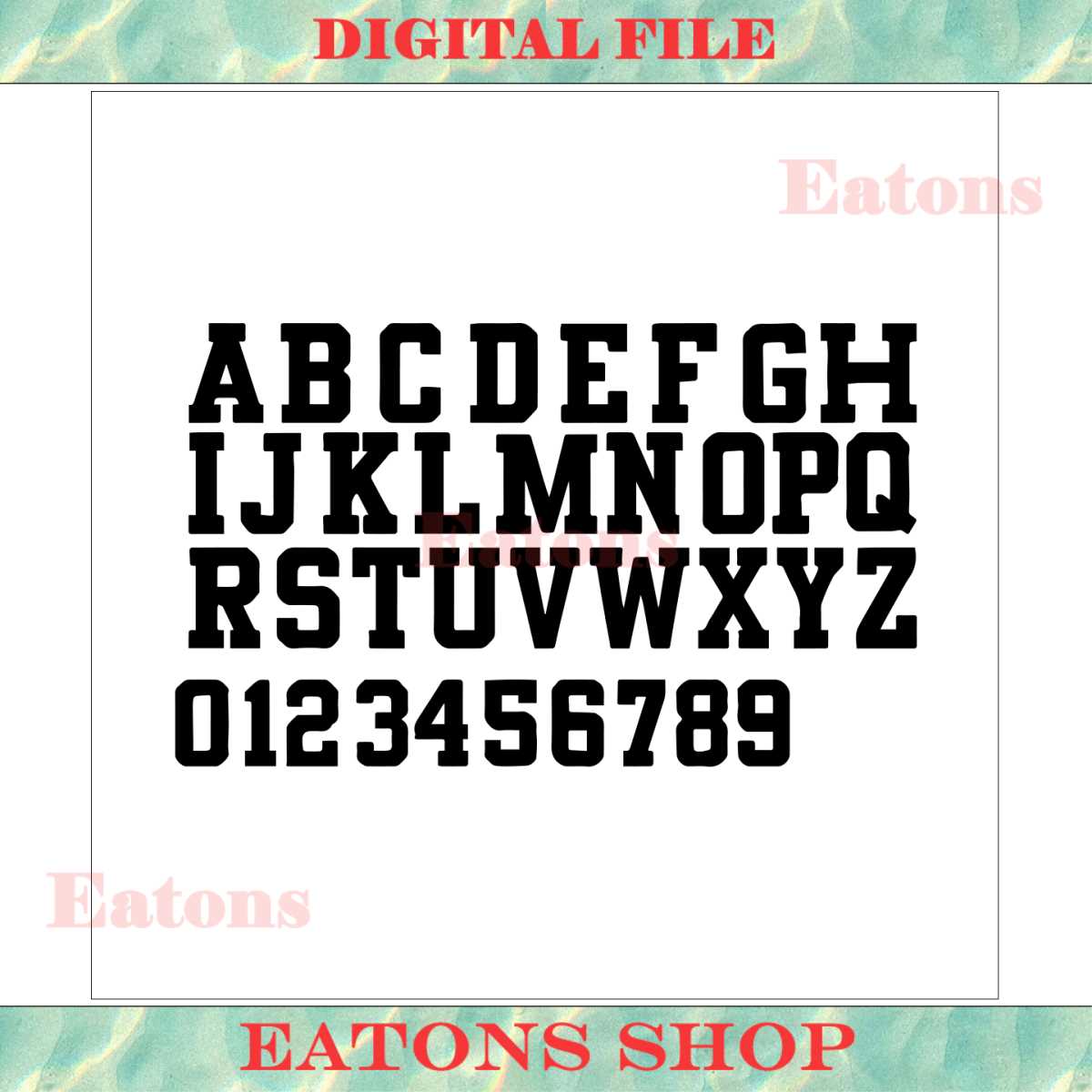 Varsity Embroidery Font, Alphabet Machine Embroidery design, | Inspire ...