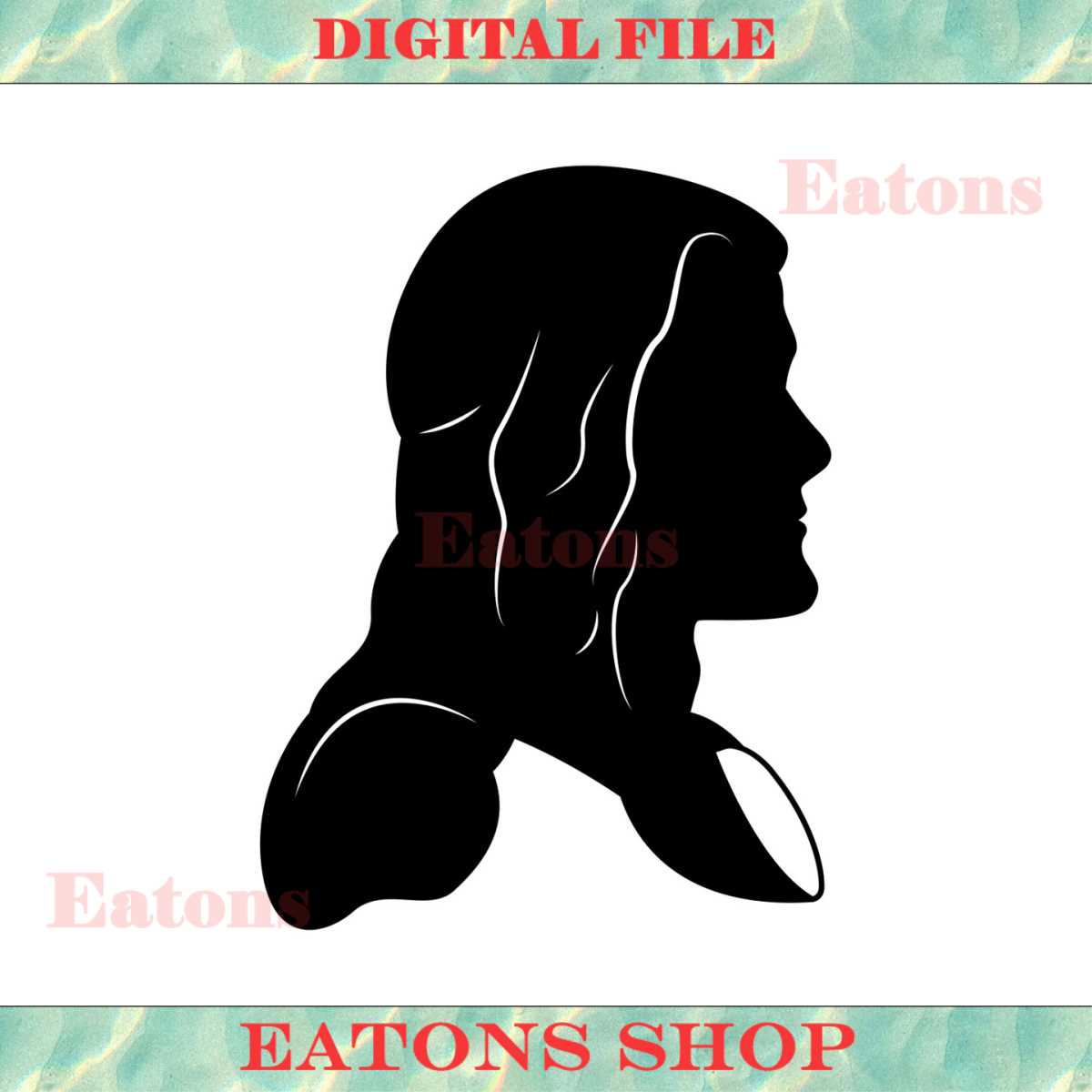 Thor Head Marvel Avengers Superhero SVG Silhouette | Inspire Uplift