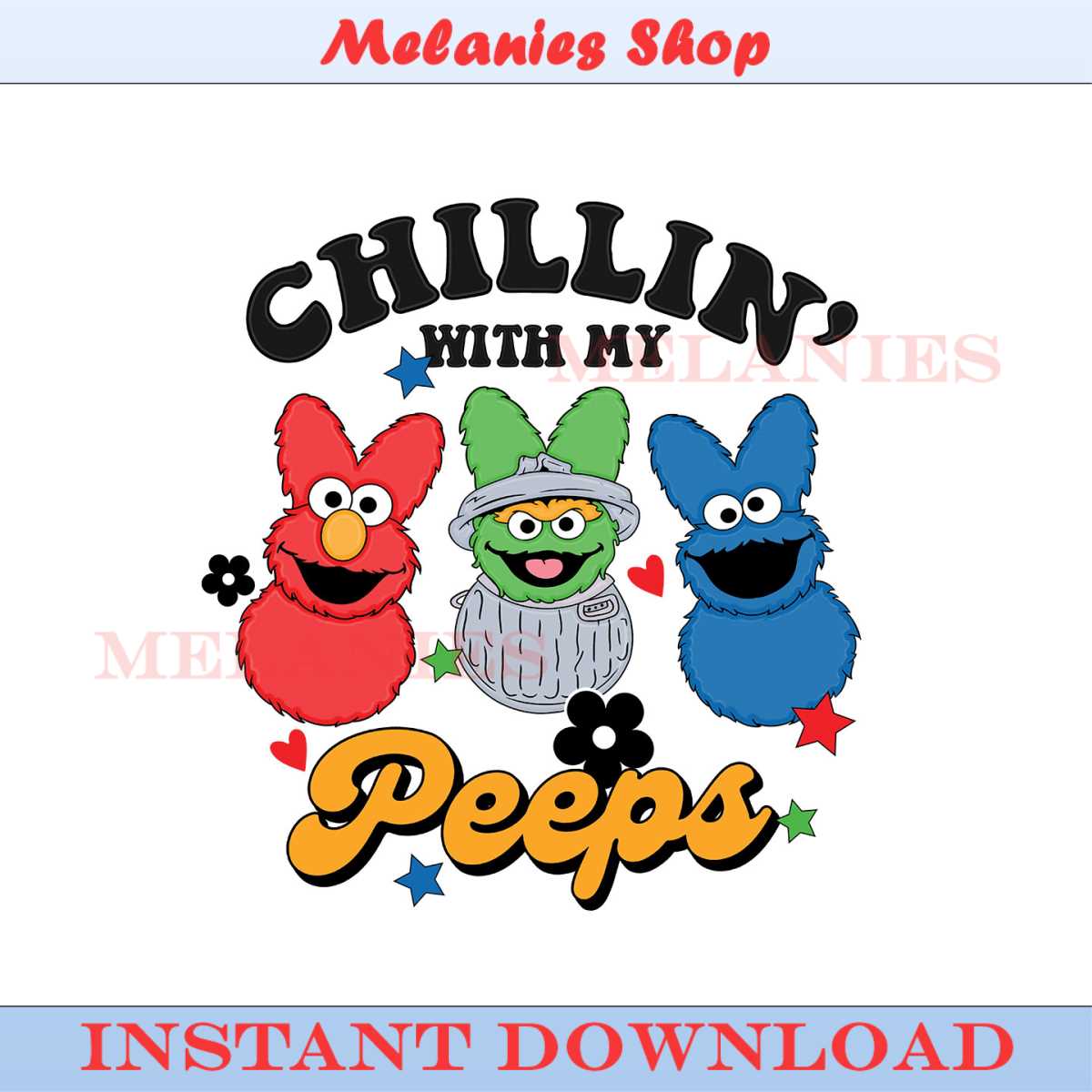 Chilling With My Oscar The Grouch Easter Peeps PNG | Inspire Uplift