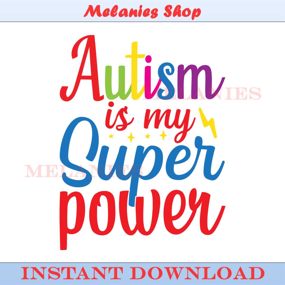 Autism Is My Super Power Autism Sayings SVG - Inspire Uplift