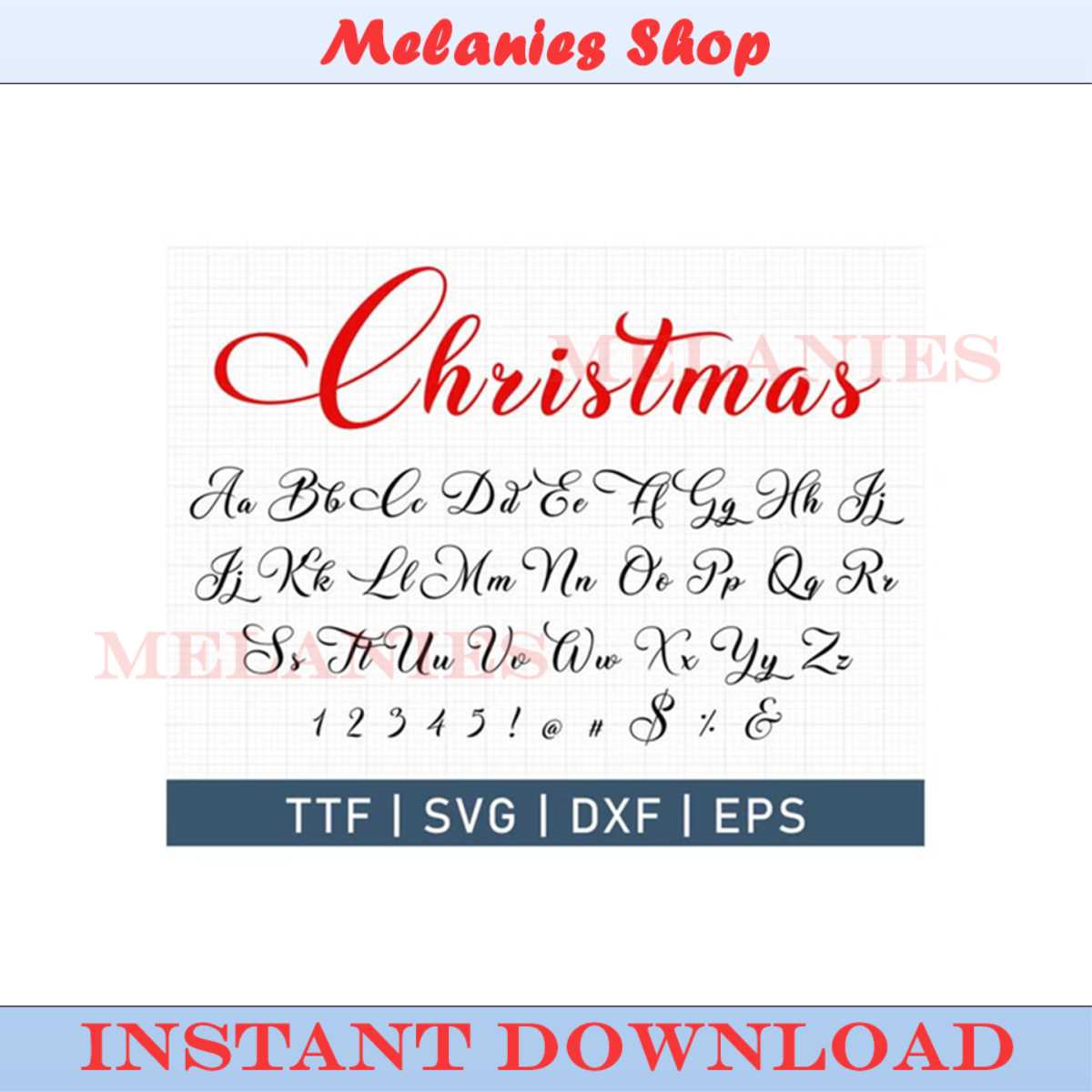 Christmas Script Font, Christmas Letters Svg, Holiday Font, | Inspire ...