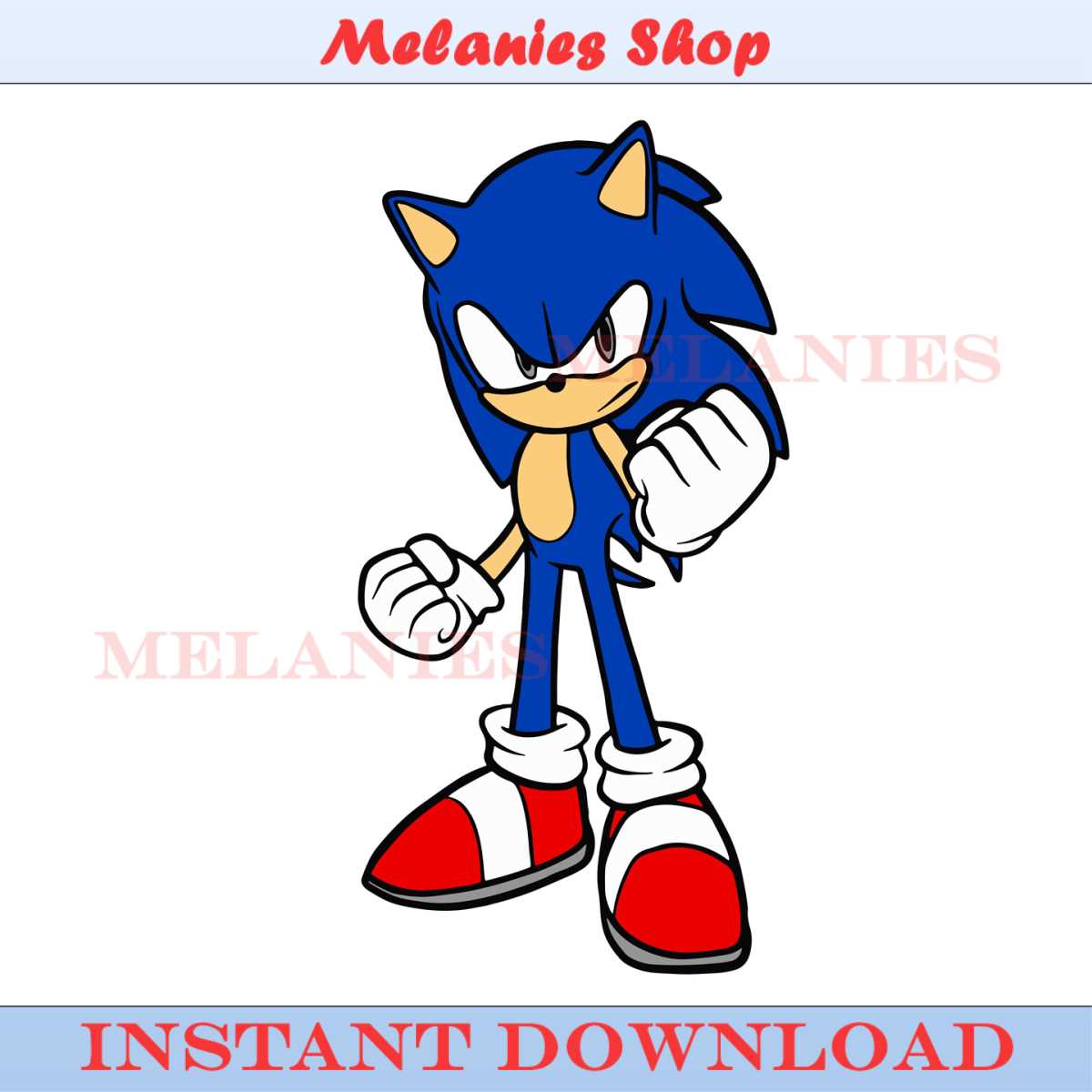 Sonic the Hedgehog SVG, Sonic SVG, Layered Sonic SVG | Inspire Uplift