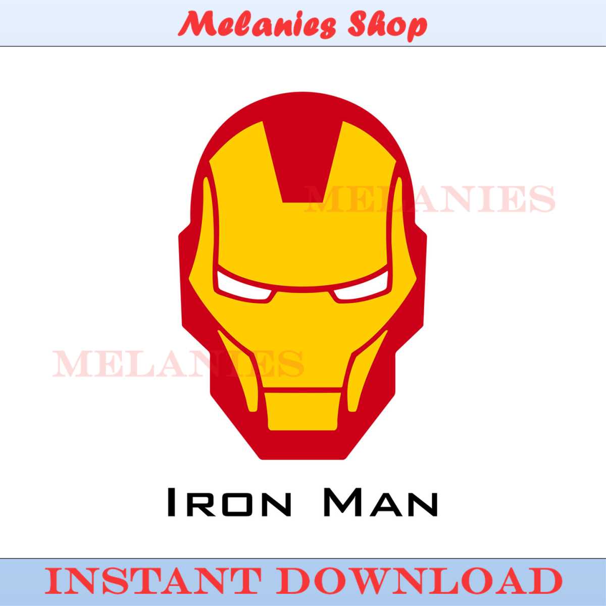 Avengers Superhero Iron Man Logo SVG | Inspire Uplift