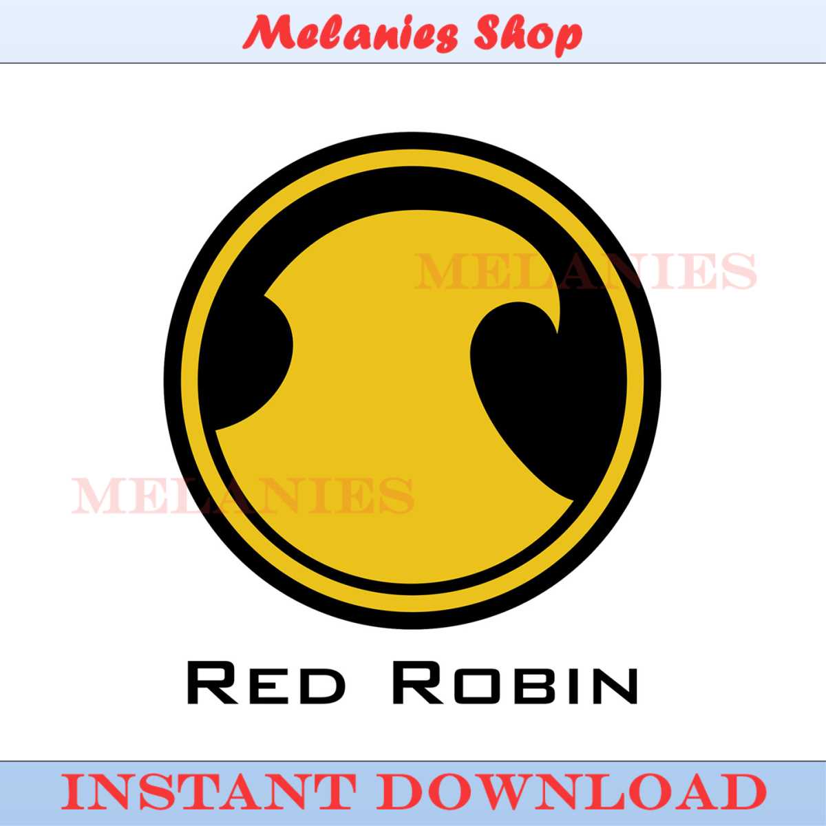 Avengers Superheroes Red Robin Logo SVG - Inspire Uplift