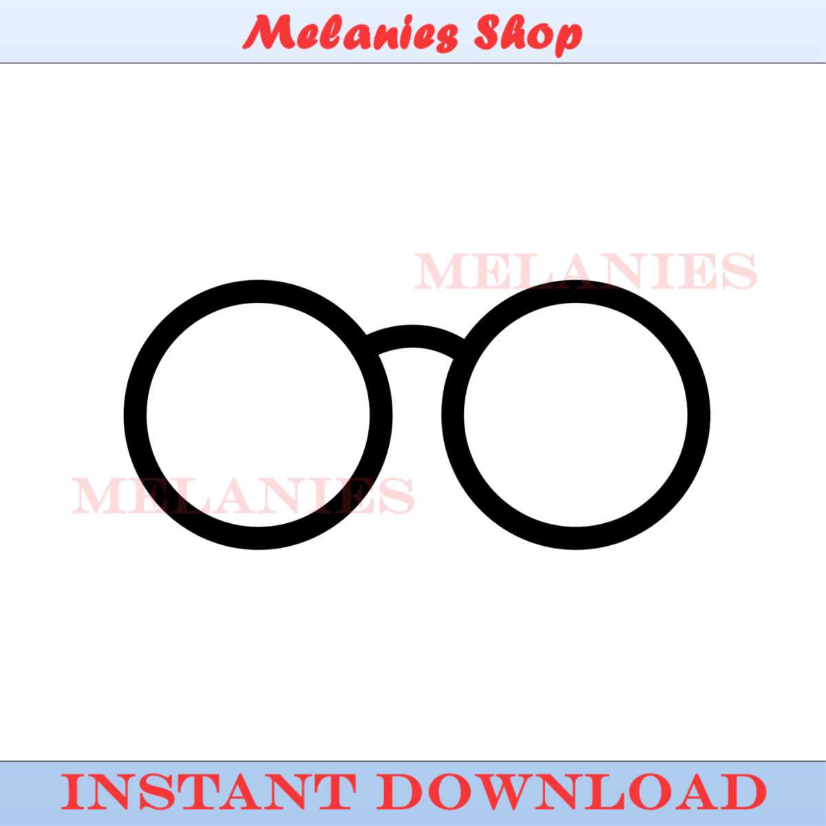 Harry Potter Glasses Vector Harry Potter Movie SVG | Inspire Uplift