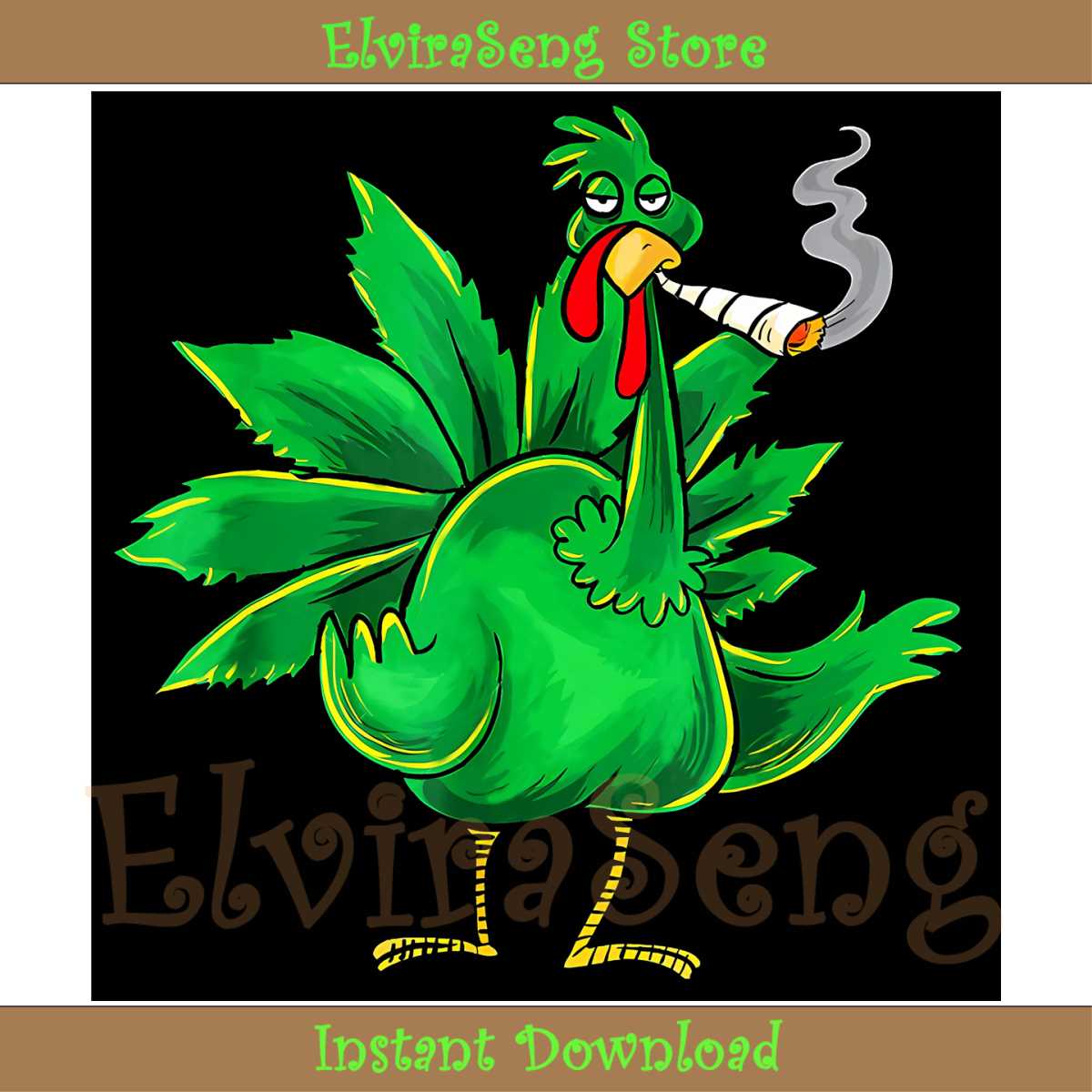 Turkey Weed Smoker Png, Weed Thanksgiving Png, Weed Thankful | Inspire ...