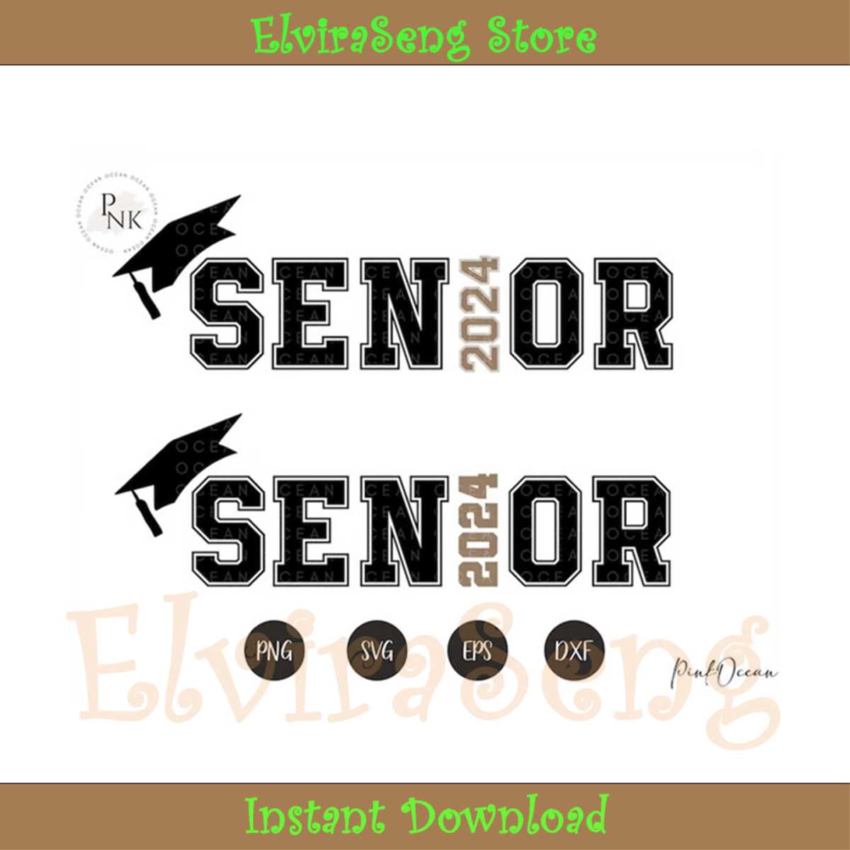 Senior 2024 SVG, Graduation SVG, Class of 2024 SVG, png, eps | Inspire ...