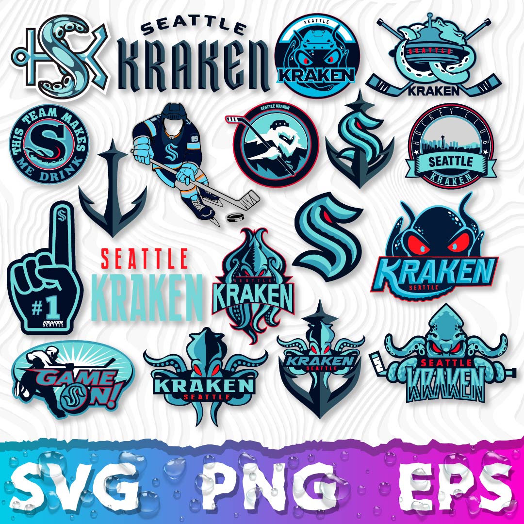 Seattle Kraken Logo SVG, Kraken Logo NHL, Seattle Kraken PNG | Inspire ...