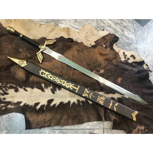 Hand Forged Stainless Steel The LEGEND of ZELDA Full Tang Sk | Inspire ...
