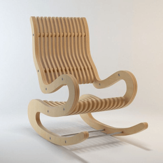 Rocking chair cnc file, chair file cnc,laser cutting,cnc,fil | Inspire ...