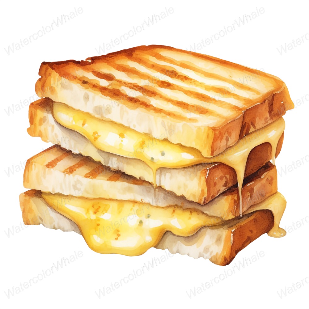 Hot Melted Grilled Cheese Sandwich Clipart Png Transparent - Inspire Uplift