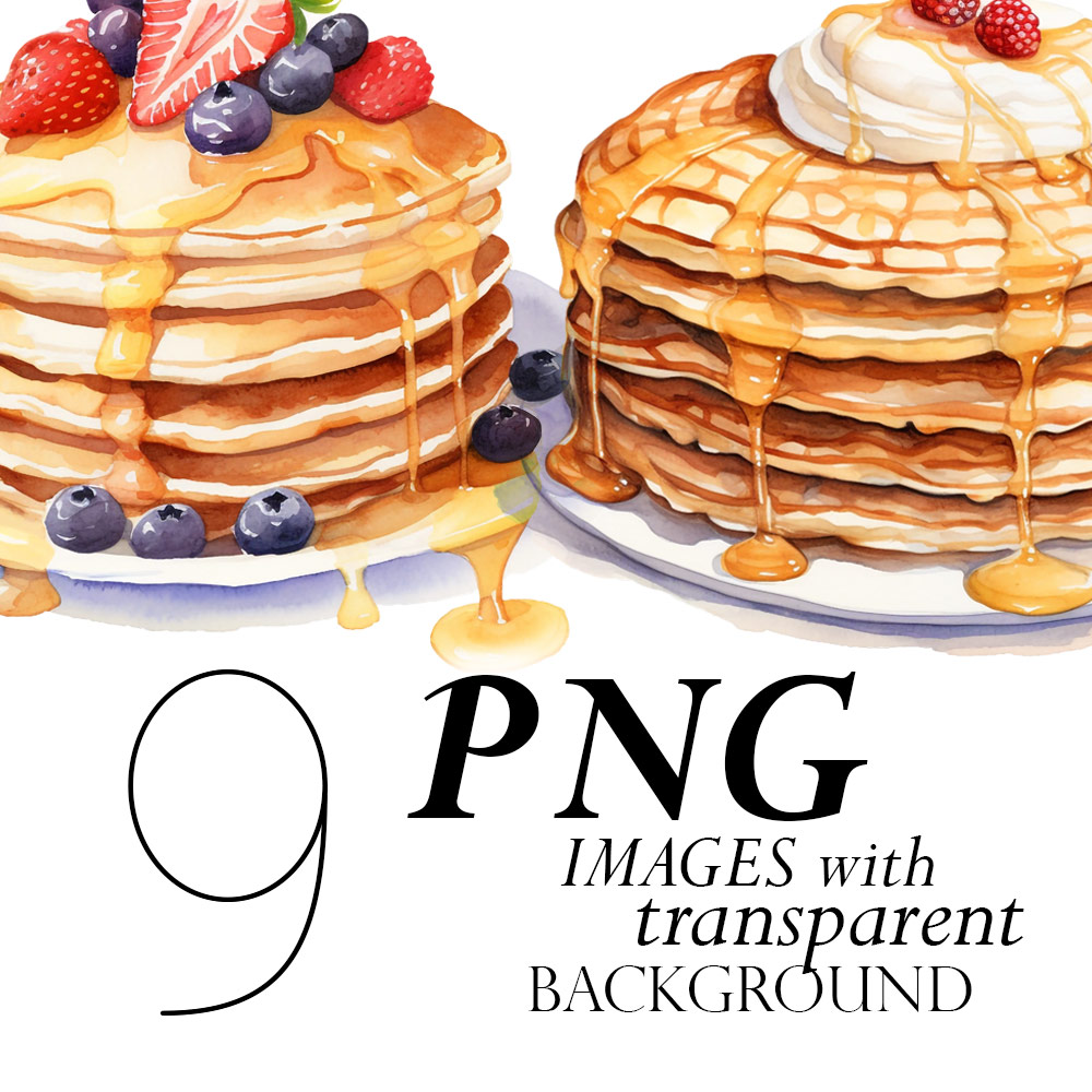 Pancake Clipart Png Transparent Background Stack of Pancakes - Inspire ...