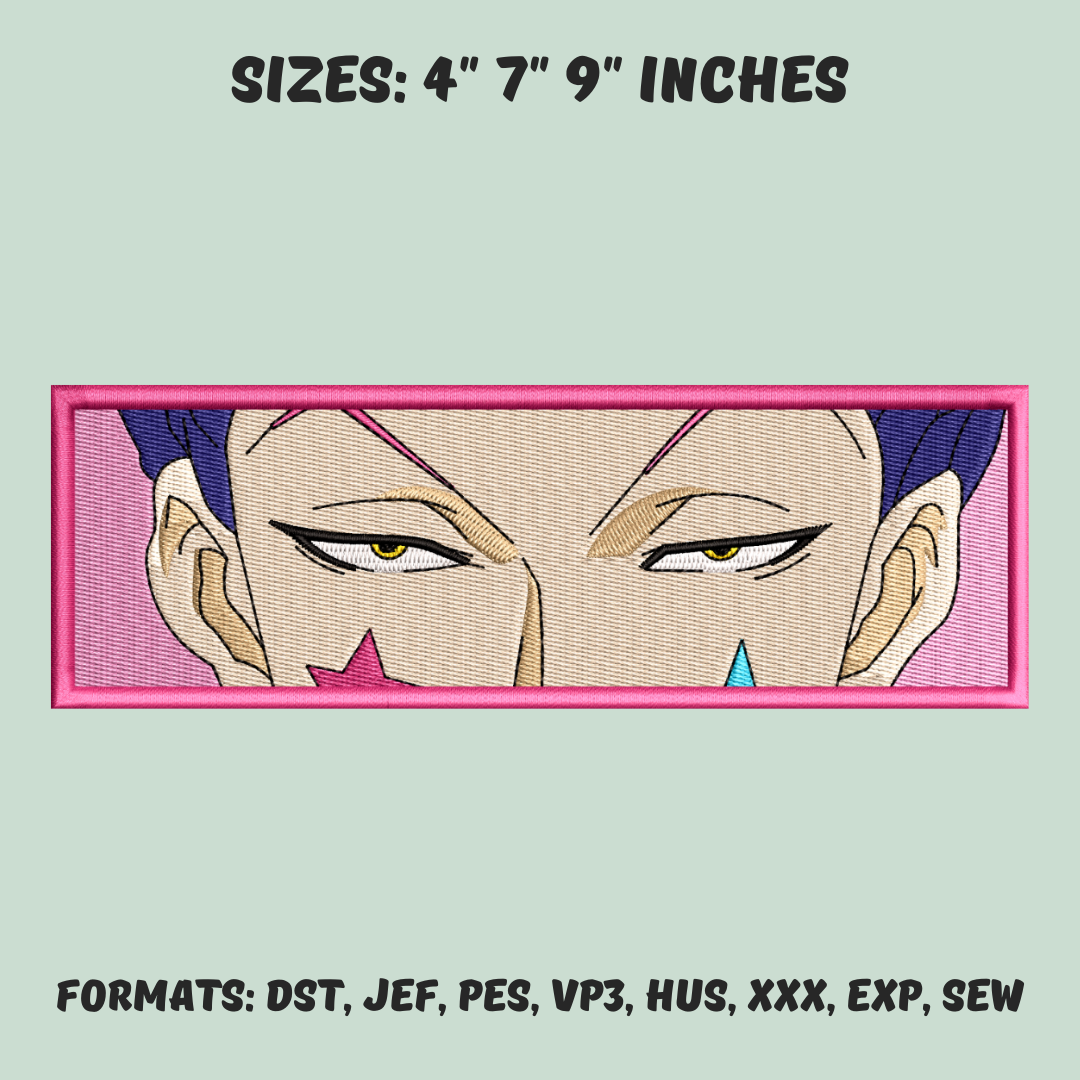 Hisoka Embroidery Design file, Hunter x Hunter Anime Embroid | Inspire ...