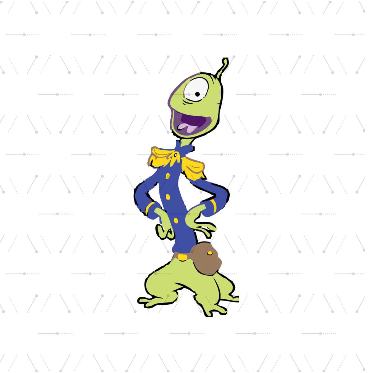 Pleakley SVG, Wendy Pleakley SVG, Beige Green Alien SVG, Lil | Inspire ...
