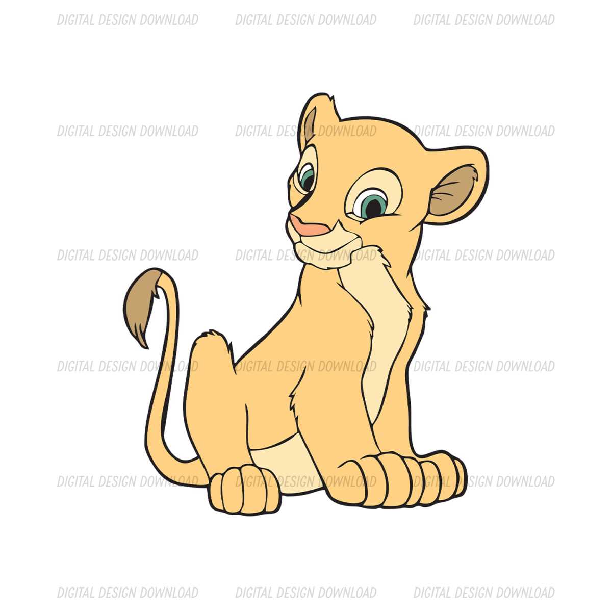 Nala The Queen Lion Disney Cartoon Character SVG - Inspire Uplift