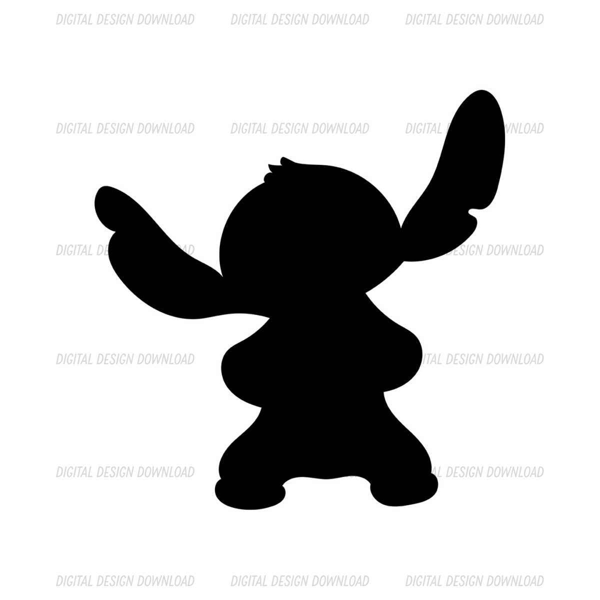 Disney World Characters Shadow Stitch Clipart SVG | Inspire Uplift