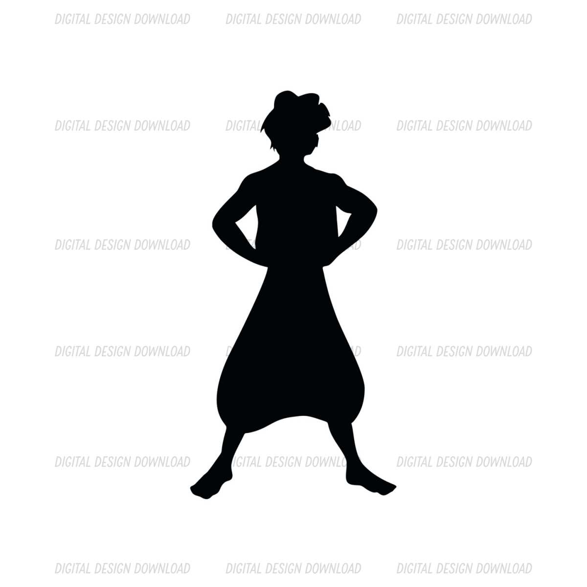Disney Aladdin and The Magic Lamp Silhouette SVG | Inspire Uplift