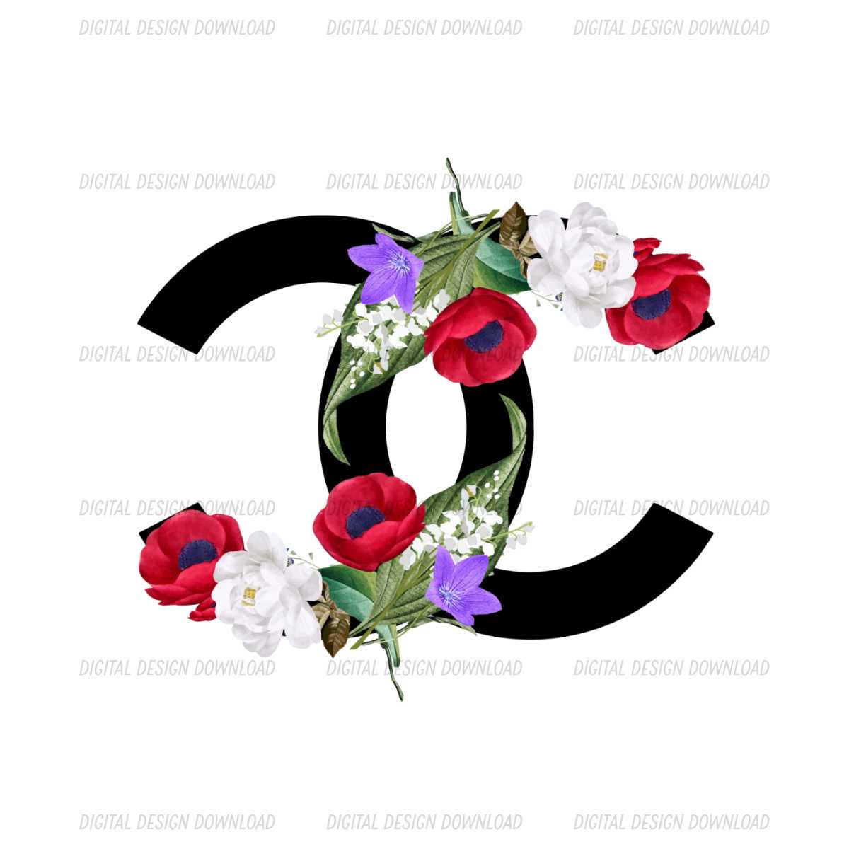 COCO Chanel Flower Black Logo SVG, Clothing and Fashioning L - Inspire ...