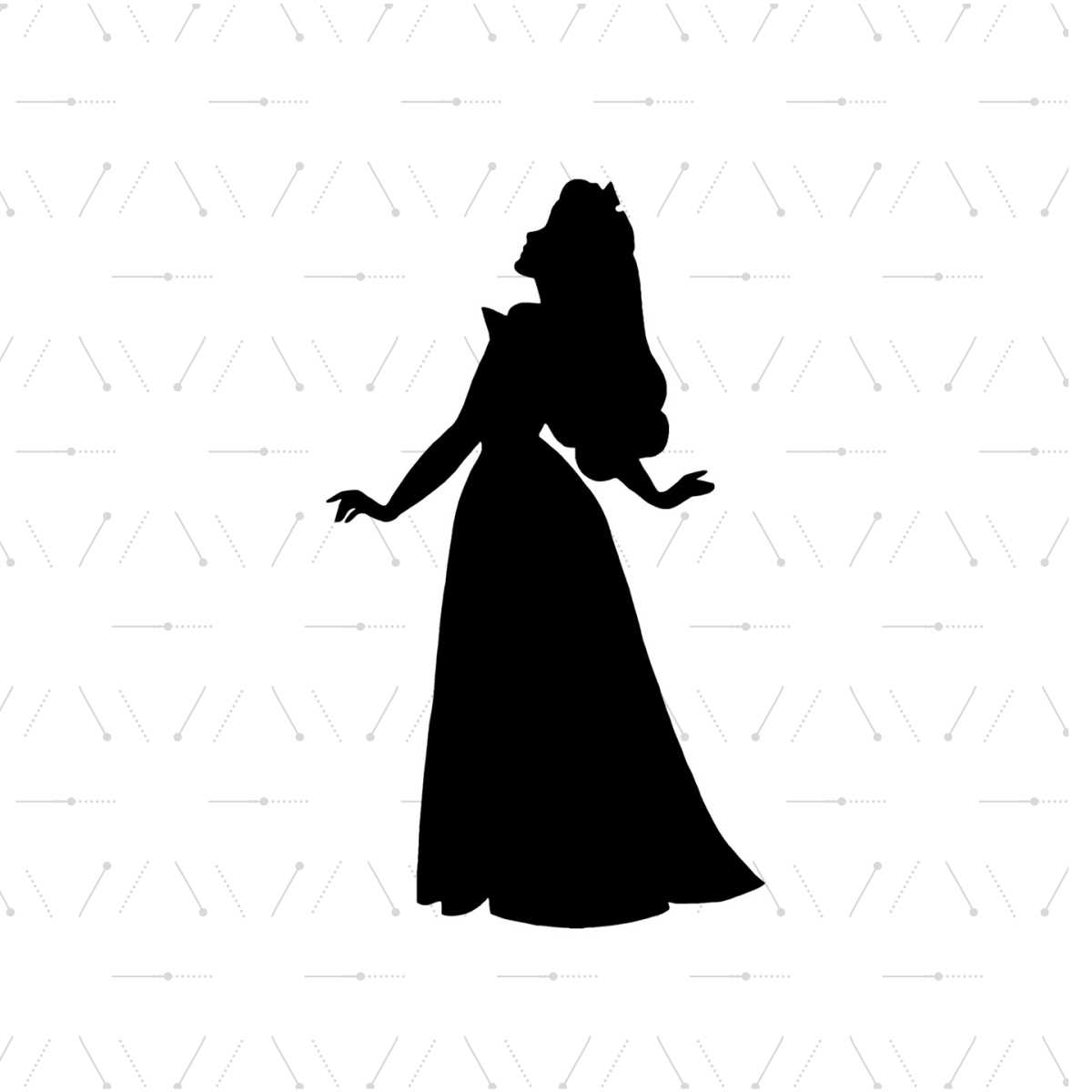 Disney Princess Aurora Silhouette, Aurora Clipart, Disney Pr | Inspire ...