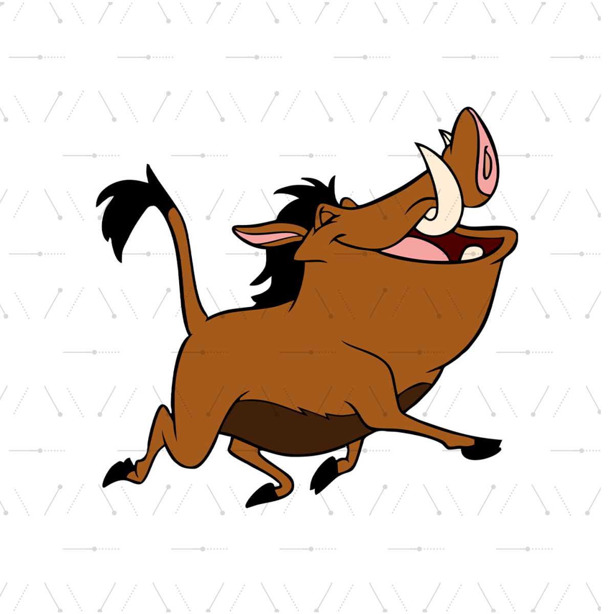 Warthog Pumbaa Disney The Lion King Cartoon SVG | Inspire Uplift