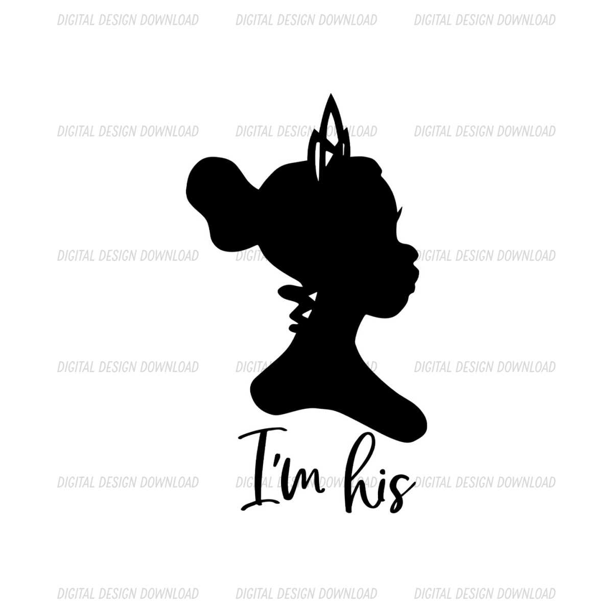 I'm His Princess Tiana SVG | Inspire Uplift