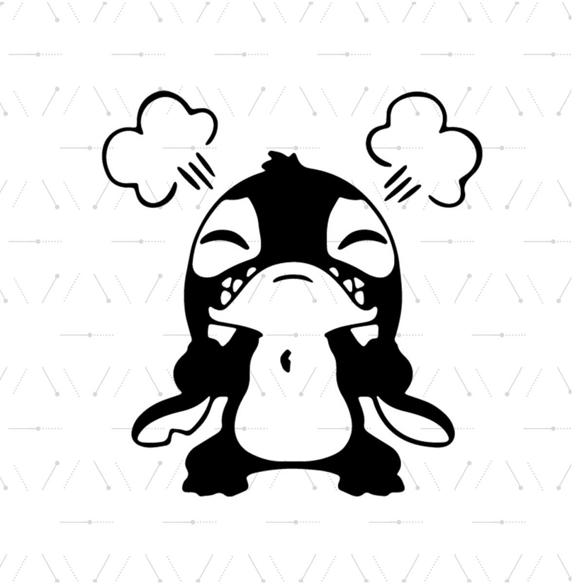 Angry Stitch SVG, Disney Alien Dog SVG, Lilo Stitch SVG Clip | Inspire ...