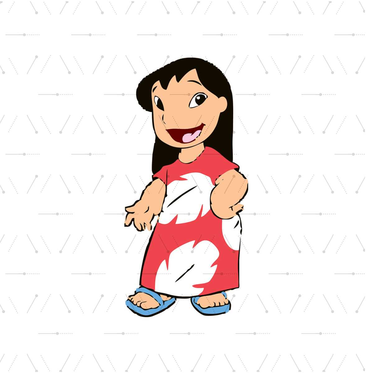 Lilo SVG, Princess Lilo SVG, Happy Face Lilo SVG, Lilo Stitc | Inspire ...