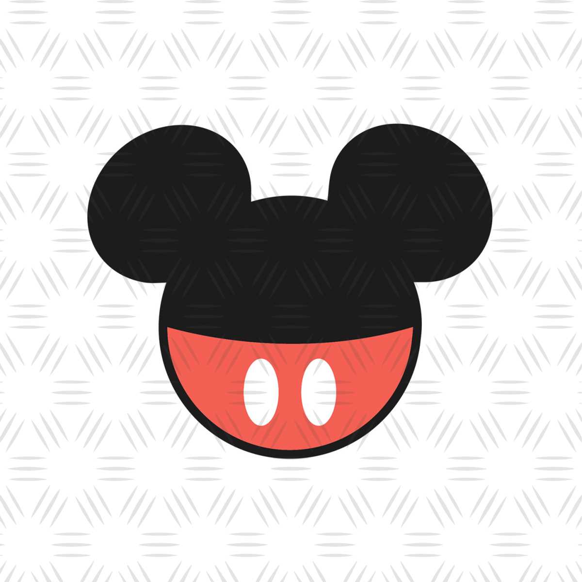 Mr. Mickey Mouse Head Disney Cutting File | Inspire Uplift