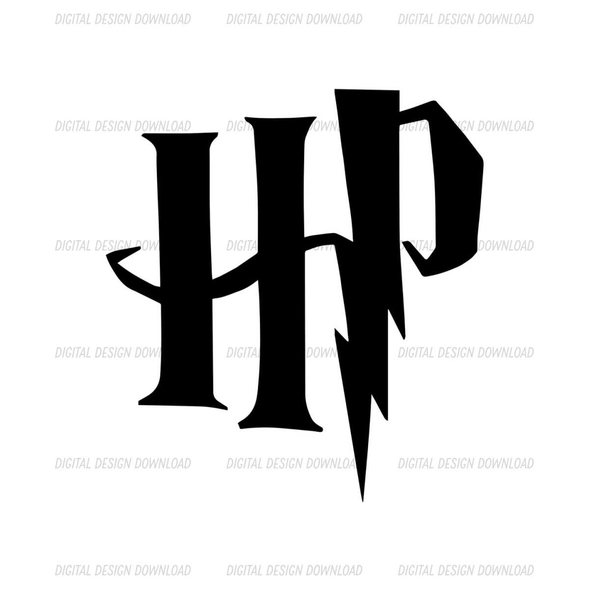 HP Logo Harry Potter Series Film SVG Cricut Sublimation - Inspire Uplift
