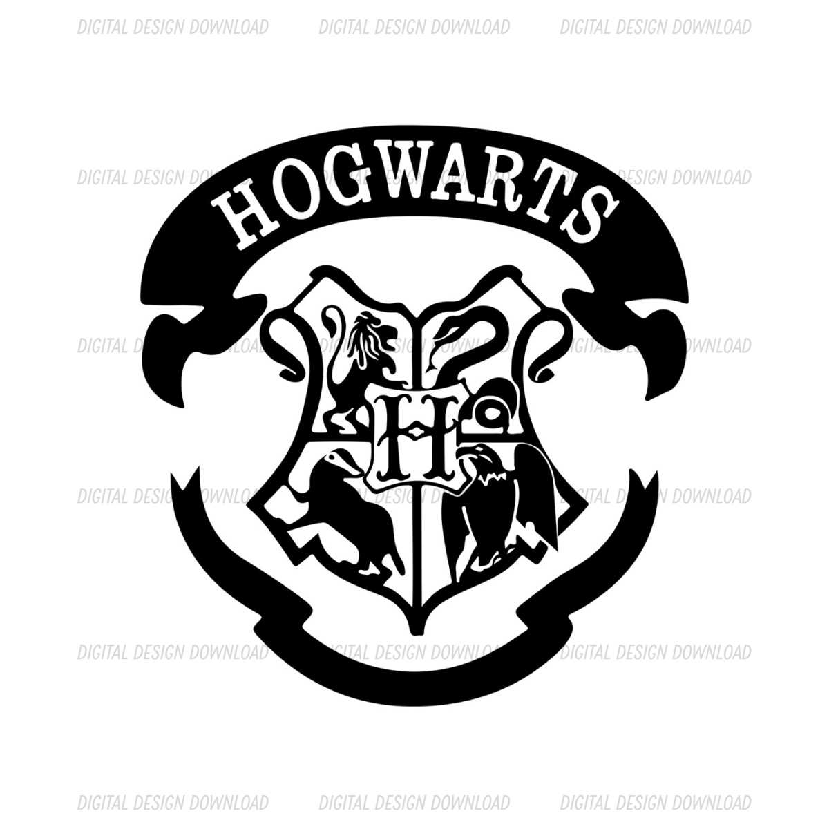 Hogwarts Quidditch Champions Logo Harry Potter SVG | Inspire Uplift