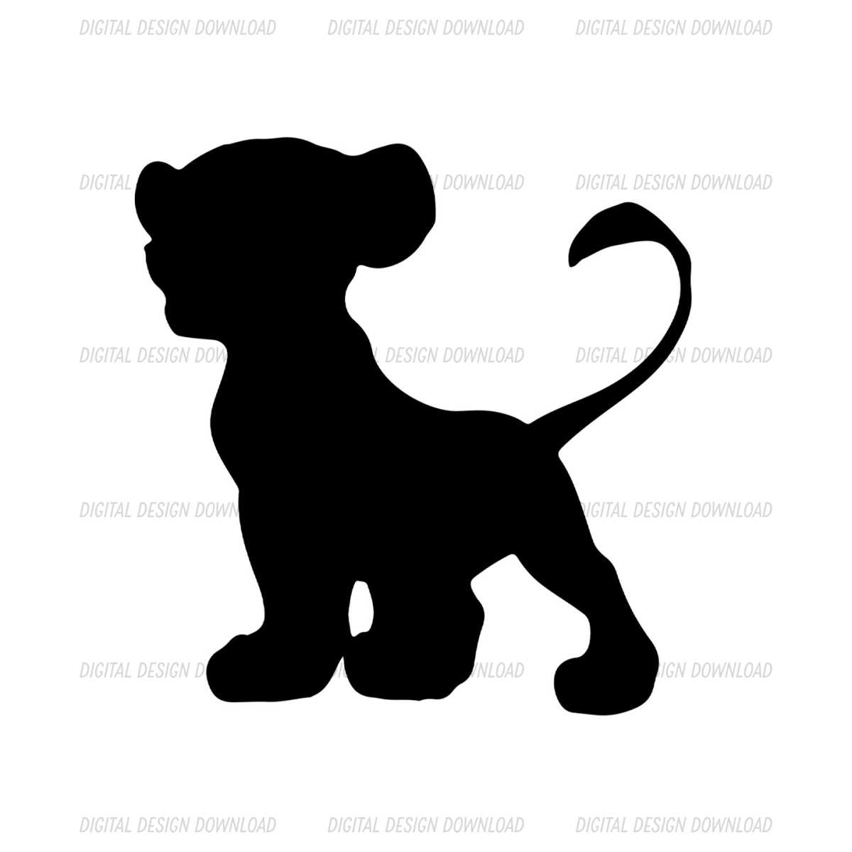 The Lion King Cartoon Simba Magic Band Vector SVG | Inspire Uplift