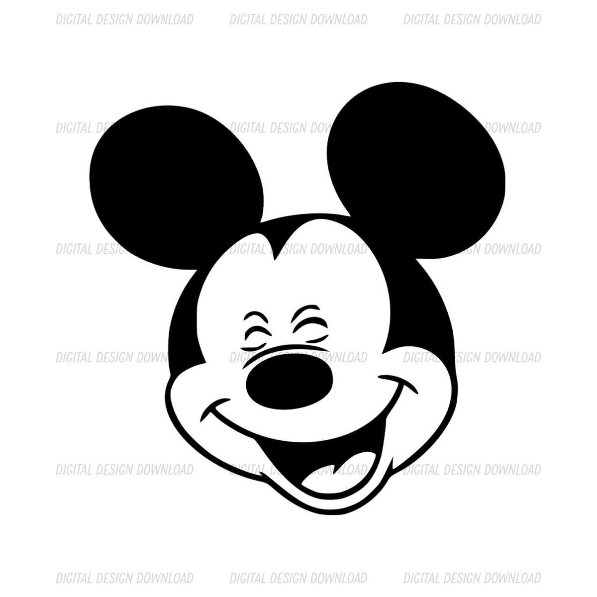 Mickey Laughing Disney Magic Mouse Clipart SVG - Inspire Uplift