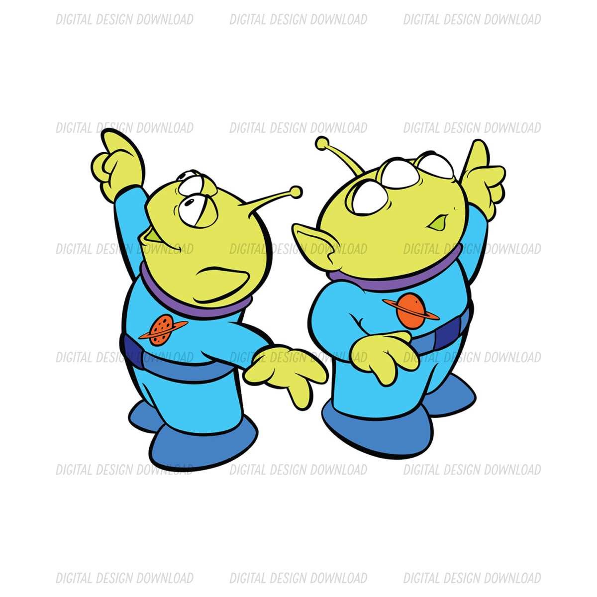 Little Green Aliens Disney Toy Story Cartoon SVG - Inspire Uplift