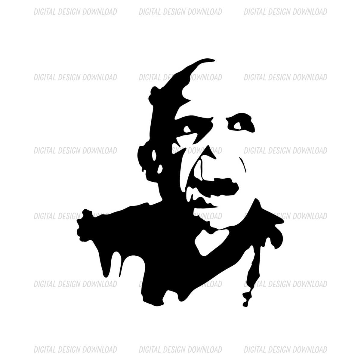 Harry Potter Lord Voldemort Head SVG Silhouette Vector | Inspire Uplift