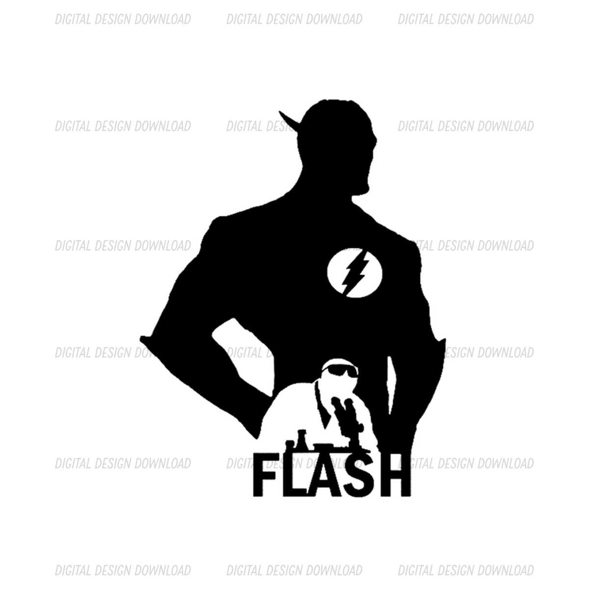 Marvel Avengers Superheroes The Flash SVG Silhouette Cricut - Inspire ...