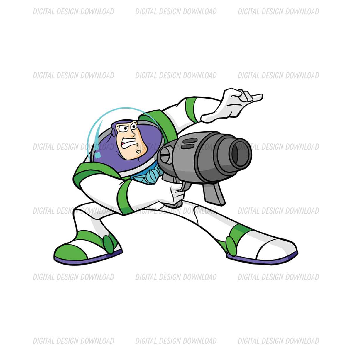 Buzz Lightyear Toy Story Cartoon PNG Vector | Inspire Uplift