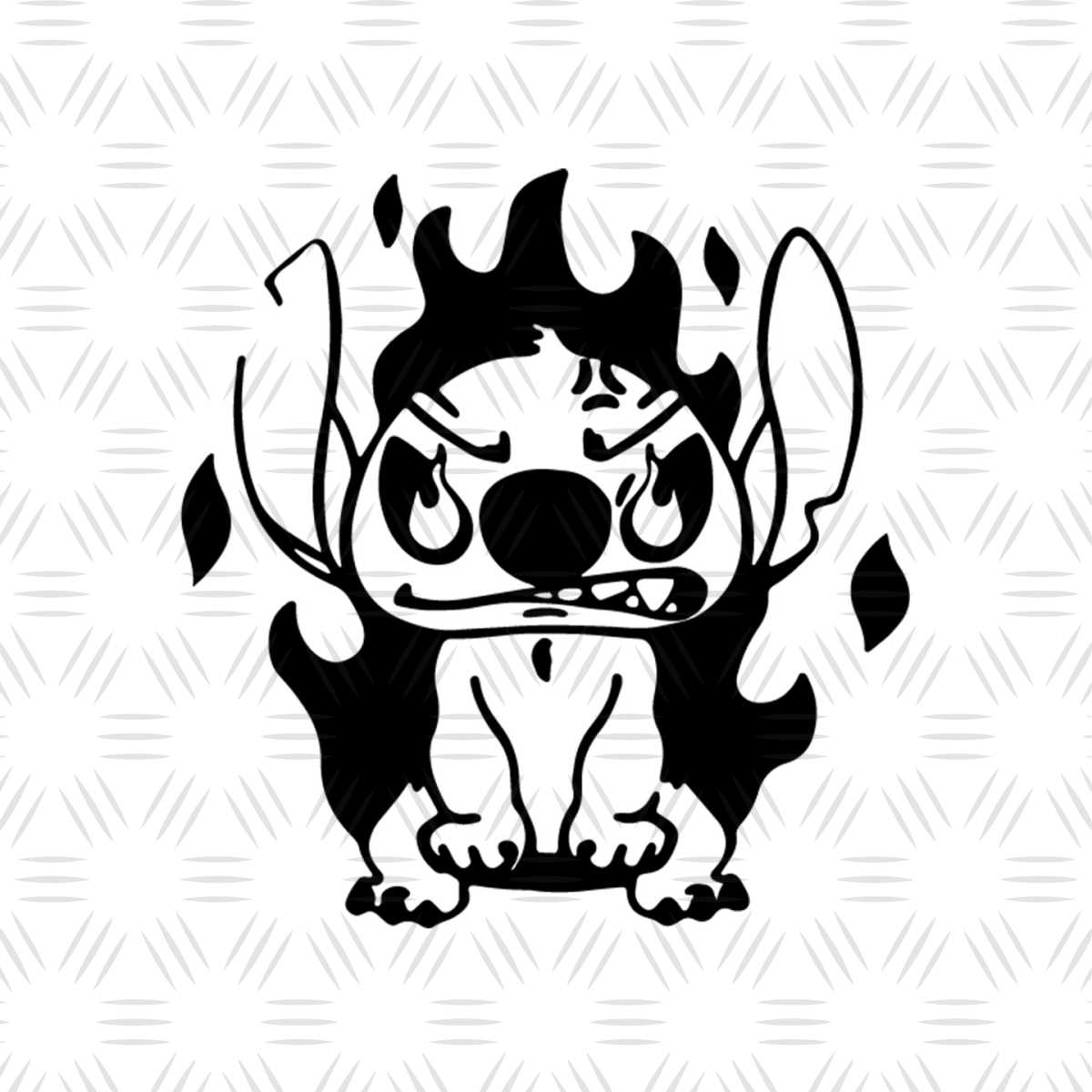 Mad Stitch Emotions Disney Cartoon SVG | Inspire Uplift